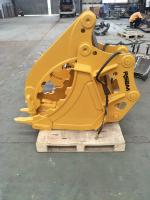 China Excavator Thumb Bucket Q355 NM400 12 Ton Excavator CAT12 PC120 for Log Stone Construction Waste Handling for sale