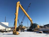 China 10-30 Meters Heavy Duty Excavator Boom Yellow OEM- Long Reach Extension for sale