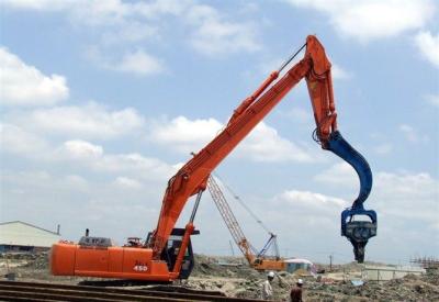 China Huitong Hydraulic Piling Attachment Boom & Arm for 30-38 Ton Excavators, Compatible with CAT/Komatsu for sale