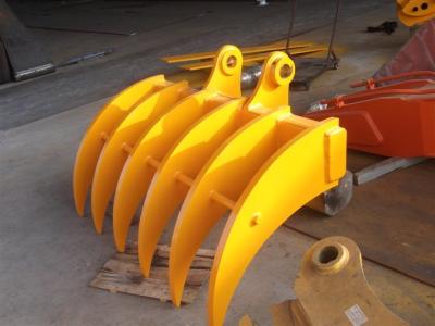 China Customized excavator rake 10ton excavator brush rake excavator rake riddle bucket excavator ground clearing rake for sale