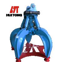 China Huitong Customized Excavator Orange Peel Grab for 37-46 Ton Excavators Scrap/Waste Handling Gear CE Certified for sale
