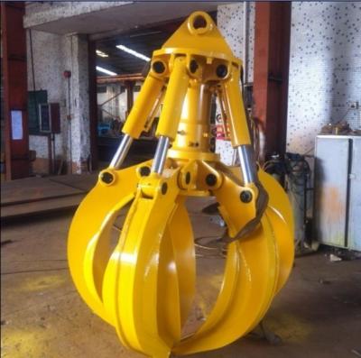 China Huitong Customized Excavator Orange Peel Grab for 10-16 Ton Excavators Scrap/Waste Handling Gear CE Certified for sale