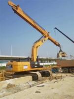 China Hydraulic Telescopic Boom Variable Length Digging Arm for 20-22Ton Excavator Municipal Deep Excavation Projects for sale