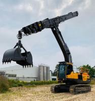 China 2 stage Hydraulic Telescopic Boom Variable Length Digging Arm 15m for Ton 20-22ton Excavator Municipal Deep Excavation Projects for sale