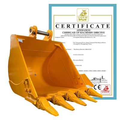 China 20T Excavator Standard Bucket Q355B Alloy Steel Customizable for sale
