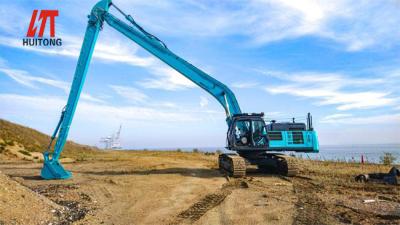 China 24M Heavy Duty Long Reach Boom And Arm Dredging Extended Arm For 74 Ton Large Mining Excavator Fit CAT374GC EC750E PC750 SY750H XE750GK PRO For River Dredging Reservoir Reclamation Deep Foundation for sale
