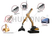 China EXCAVATOR Three-Stage Telescopic Boom for PC450/CAT345 25m for High-Rise Building Demolition/Vertical Dismantling Operations for sale