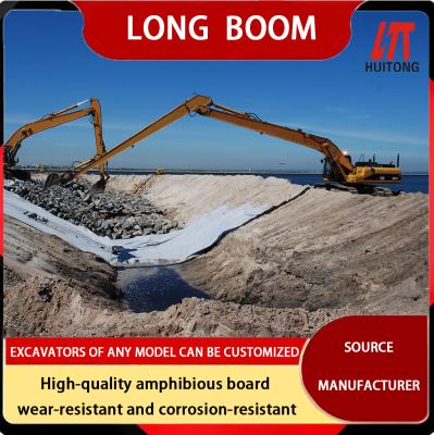 China EXCAVATOR Long Reach Boom for PC300/CAT330 18m for Slope Shaping/River Dredging/ Extended Reach Excavation/Revetment Work for sale