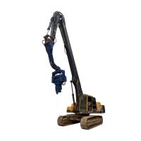 China Heavy Duty Reinforced Piling Boom Arm for 30 to 38 Ton PC300 EX350 Excavators for Foundation Piling and Solar Post Installation for sale