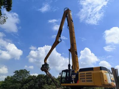 China EXCAVATOR Piling Boom for PC200/CAT320 11.5m for River Embankment Protection/Railway & Highway Soft Ground Treatment for sale