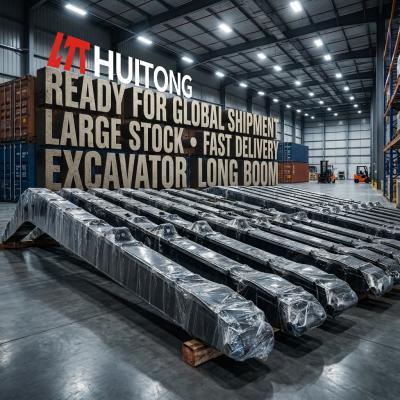 China Custom Long Reach Boom Extended Boom Fit 35-45Ton Excavator PC400 SY365 SY415 XE360 FR480 PC360 ZX370 SK380 DX360 DX450 for sale