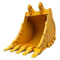 China MINING Heavy Duty Rock Bucket for PC400/CAT340 1.8cbm for Hard Rock Excavation/Handling Blasted Rock/Demolition Works for sale