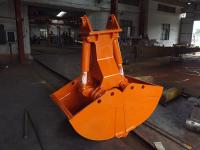 China Factory Supply Excavator Hydraulic Clamshell Bucket HUITONG High Quality Q355B Material 3-5Ton 0.4m for Material Re-handling/Foundation Excavation/Ship Hold Loading & Unloading for sale