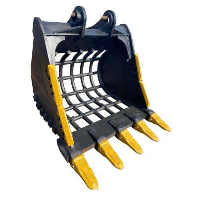 China EXCAVATOR Skeleton Bucket for PC150/CAT315 0.5cbm for Gravel Grading/Material Sorting & Screening/Separating Rocks From Topsoil for sale