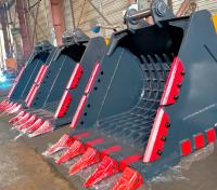 China EXCAVATOR Skeleton Bucket for PC150/CAT315 0.5cbm for Gravel Grading/Material Sorting & Screening/Separating Rocks From Topsoil for sale