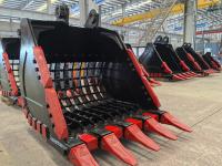 China EXCAVATOR Skeleton Bucket for PC300/CAT330 1.3cbm for Gravel Grading/Material Sorting & Screening/Separating Rocks From Topsoil for sale