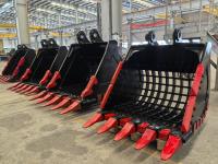 China EXCAVATOR Skeleton Bucket for PC300/CAT330 1.4cbm for Gravel Grading/Material Sorting & Screening/Separating Rocks From Topsoil for sale