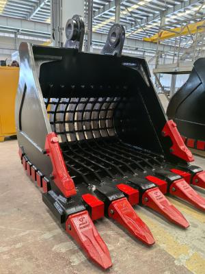 China EXCAVATOR Skeleton Bucket for PC360/CAT336 1.73cbm for Gravel Grading/Material Sorting & Screening/Separating Rocks From Topsoil for sale