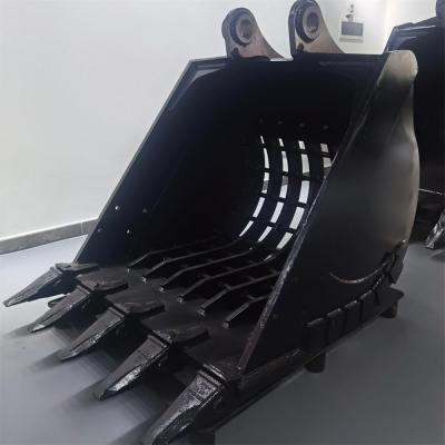 China EXCAVATOR Skeleton Bucket for PC400/CAT340 1.8cbm for Gravel Grading/Material Sorting & Screening/Separating Rocks From Topsoil for sale