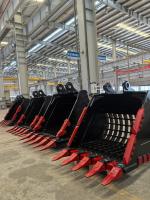 China EXCAVATOR Skeleton Bucket for PC400/CAT340 1.8cbm for Gravel Grading/Material Sorting & Screening/Separating Rocks From Topsoil for sale