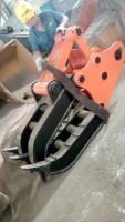 China Q355 5Ton Excavator Manual Type Log Grapple Customized High Effiiciency Wood Grapple Product for Q355B/NM400/HARDOX450 for sale