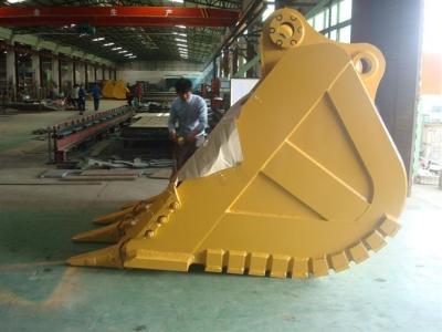 China Customized Color Heavy Duty Excavator Bucket , 10-120T Excavator Claw Bucket for sale