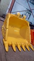 China Severe Duty Hydraulic Excavator Bucket Large Open Area Saving Working Time for sale