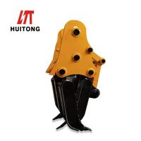 China 8Ton Excavator Manual Grapple With Double Cylinder Hot Sale Excavator Attachment With High Standard Quality Control for sale