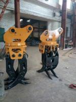 China 8Ton Excavator Manual Grapple With Double Cylinder Hot Sale Excavator Attachment With High Standard Quality Control for sale
