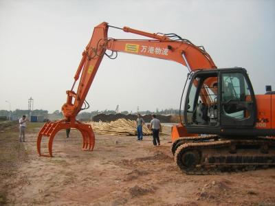 China Rotatable Excavator Hydraulic Grapple Good Grabbing Capabilities Long Service Life for sale