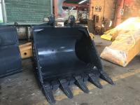 China Heavy Duty Excavator Rock Drilling Bucket Q460 12m3 Capacity for sale