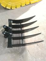 China 1-45T Excavator Rock Rake Excellent Digging Cut In Ability OEM Available for sale