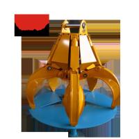 China 40Ton Excavator Customized Hydraulic Rotating Orange Peel Bucket Hydraulic Orange Scrap Bucket Manufacturer Direct Supply with High SStandard QC Control for sale