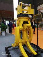 China Customized Hydraulic Wood Rotary Grapple For CX210 PC200 EC210 ZX200 DH225 for sale