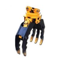 China Alloy Steel 70 Ton Excavator Rotating Grapple For Mining for sale
