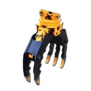 China Alloy Steel 70 Ton Excavator Rotating Grapple For Mining for sale