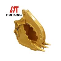 China Mechanical PC200 PC320 Hydraulic Excavator Thumb Bucket for sale