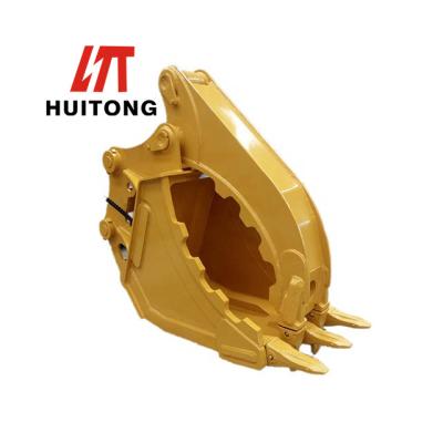 China Mechanical PC200 PC320 Hydraulic Excavator Thumb Bucket for sale
