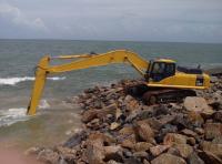 China ISO9001 SK350 Excavator Long Arm With Bucket for sale
