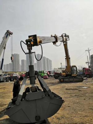 China PC240 Hot Sell Excavator Clamshell Bucket Telescopic Arm Boom for sale
