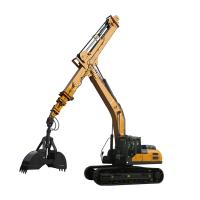China Customization Long Boom Clamshell Telescopic Arm For Excavator  Pc240 for sale