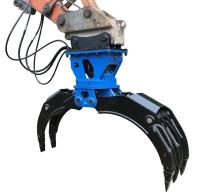 China Q355B Q690D Mechanical Grapple Excavator Attachment for sale