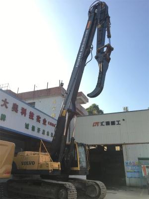 China Heavy Duty Excavator With Extend Boom And Arm Driving Sheet Pile for sale