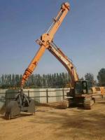 China PC336 20M Excavator Telescopic Arm With Clamshell Bucket for sale