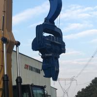 China 40T Mounted Excavator Hydraulic Concrete Pile Driver For PC240 for sale