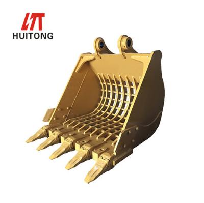 China Heavy Duty 52HRC 0.1m3 Excavator Skeleton Bucket for sale