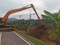 China 55T EC460 Long Reach Excavator Booms With Bucket for sale