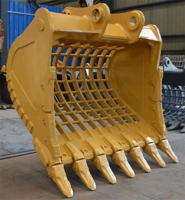 China Heavy Duty 8.7m3 Hyundai Excavator Skeleton Bucket for sale