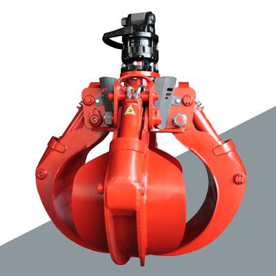 China Q345B Mechanical Excavator Polyp Grab 6 Peels For EC240 for sale