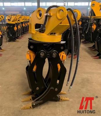 China OEM Wood Cutting Hydraulic Rotator Grapple Excavator Bucket for sale